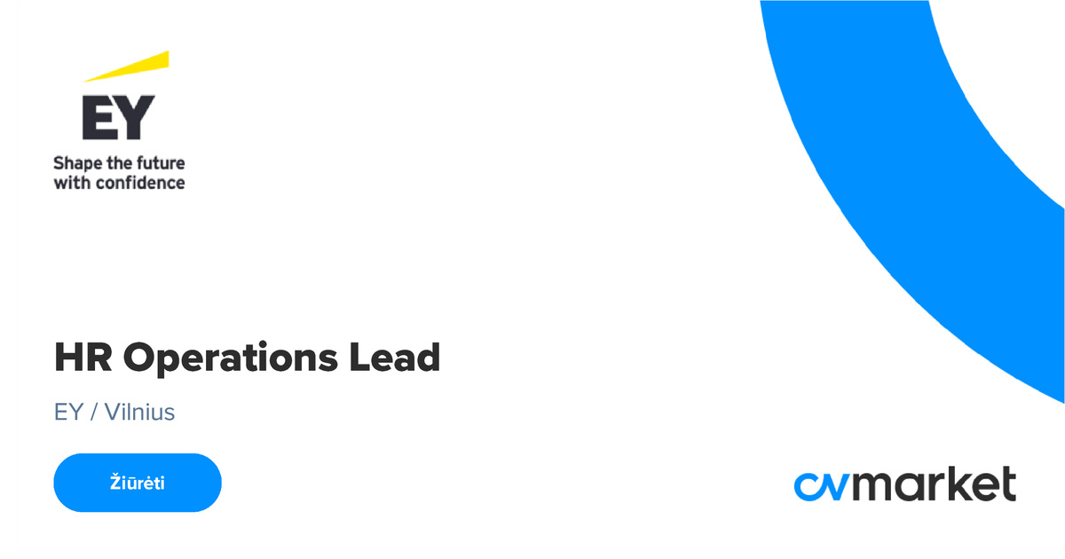 EY HR Operations Lead, 2025-02-04